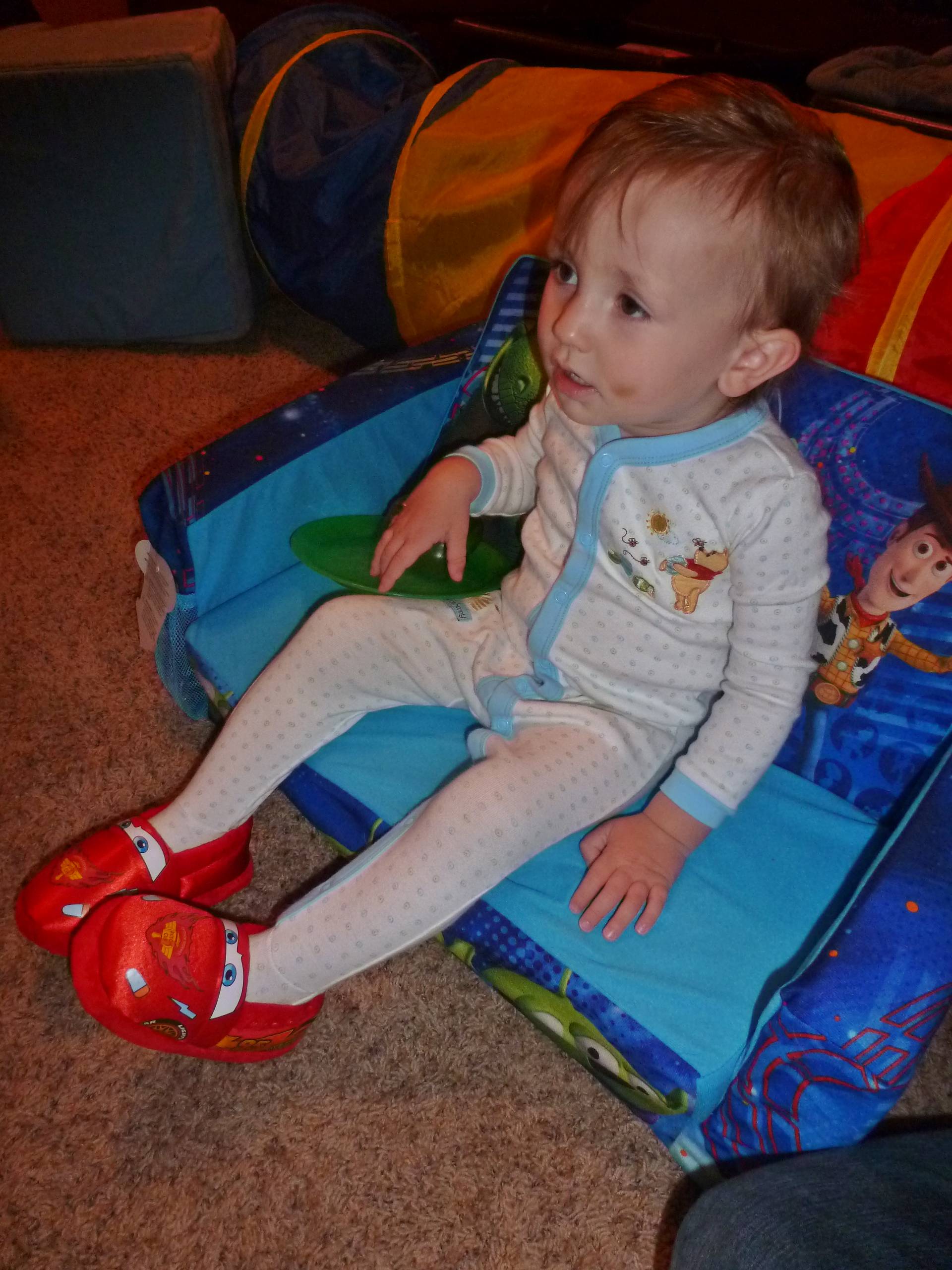 Toddler Watching Copy Kids DVD Eating Pepper 1 - Colorado Mountain Mom